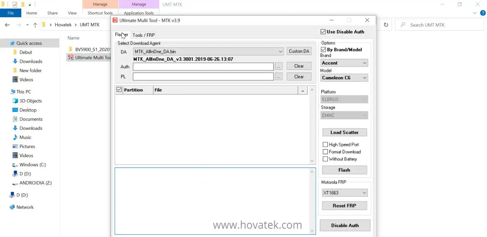 How to flash Mediatek firmware using UMT