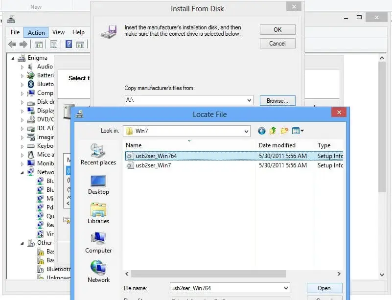 How to install Mediatek USB VCOM drivers in Windows