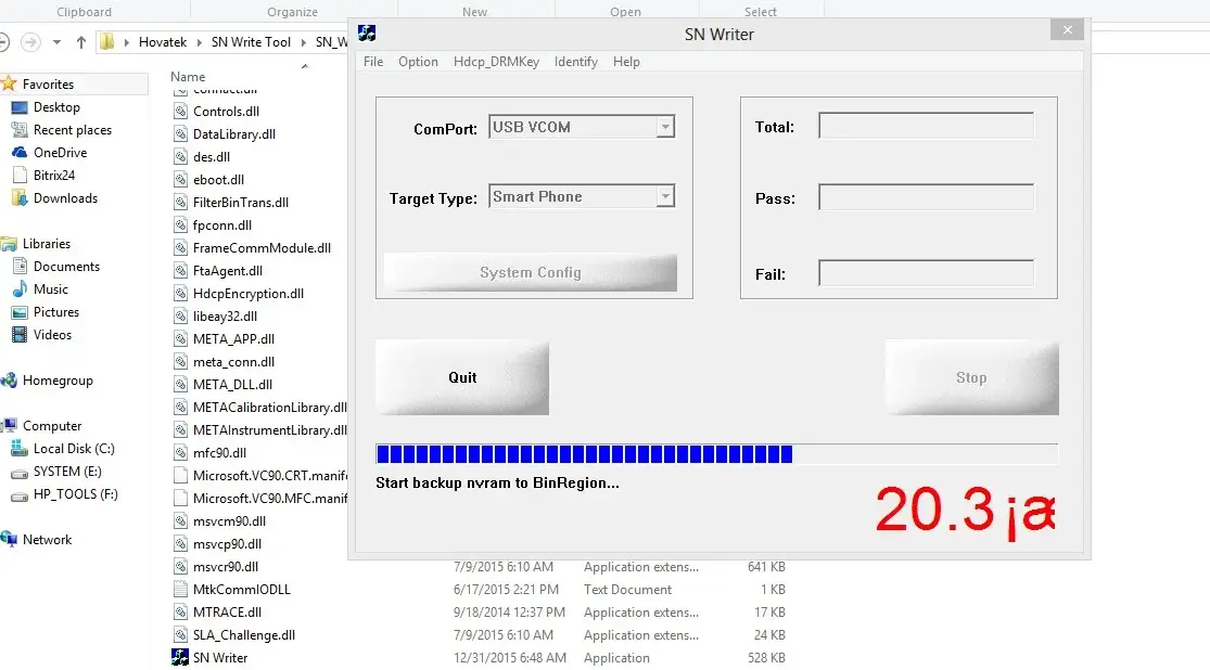 How to write IMEI, Bluetooth & Wi-Fi Address using SN Write tool