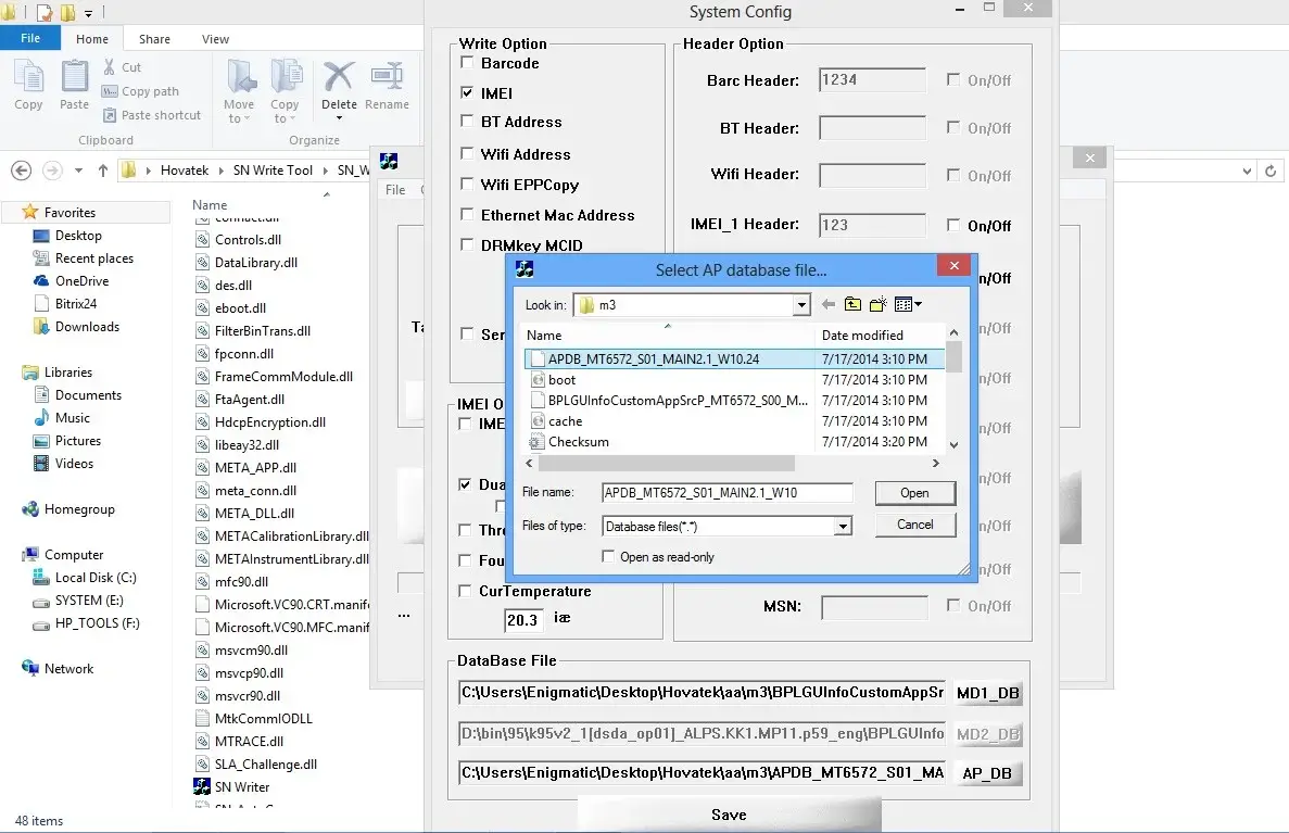 How to write IMEI, Bluetooth & Wi-Fi Address using SN Write tool