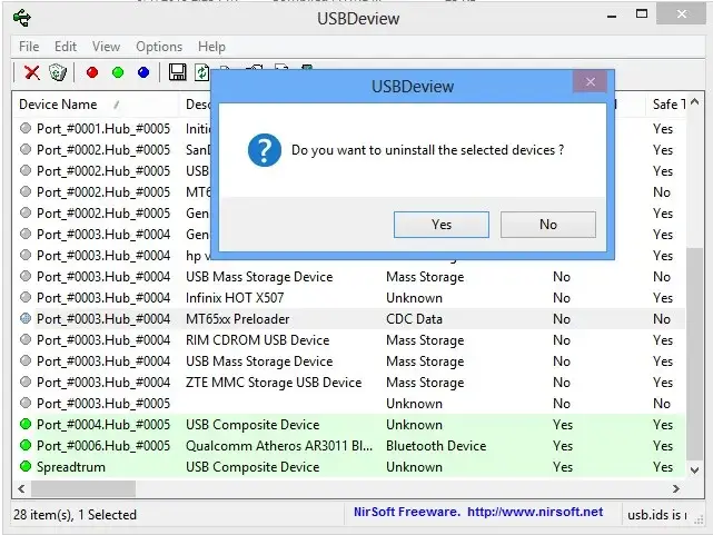 How to use USB Deview