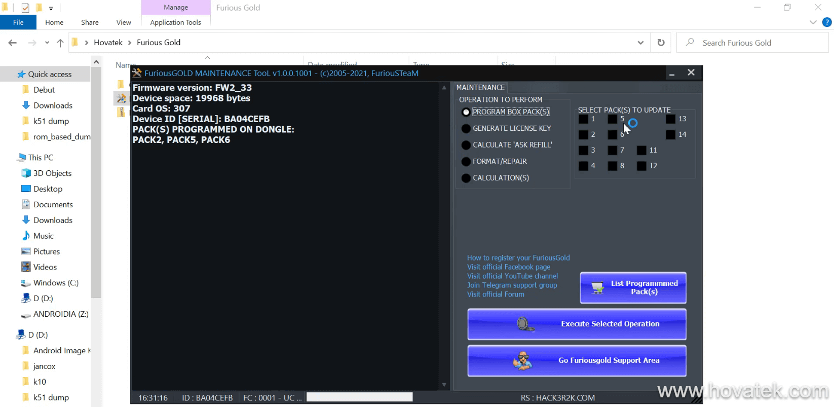 How to setup Furious Gold box / dongle