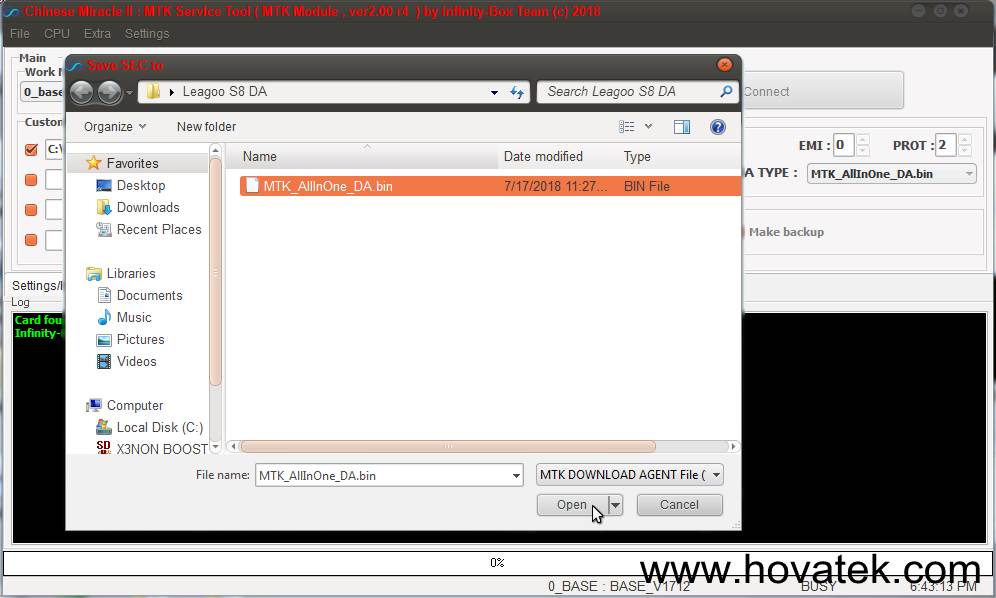 How to use an MTK Secure Boot Download Agent (DA) file