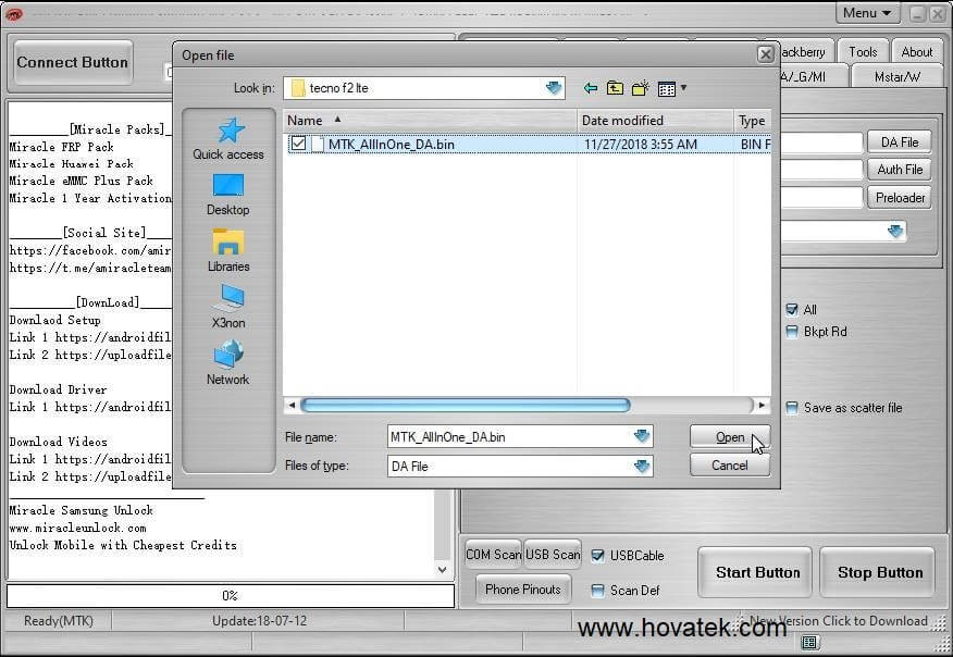 How to use an MTK Secure Boot Download Agent (DA) file
