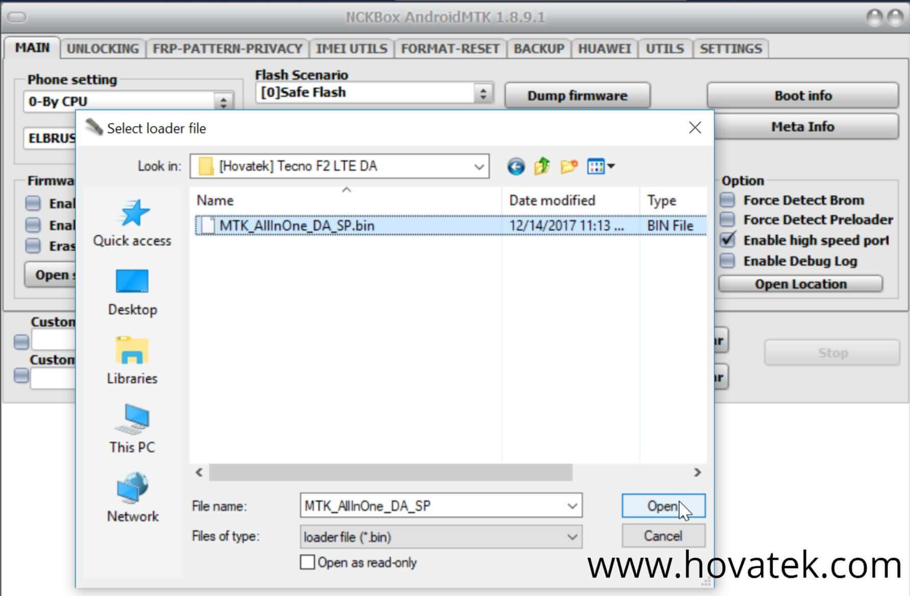 How to use an MTK Secure Boot Download Agent (DA) file